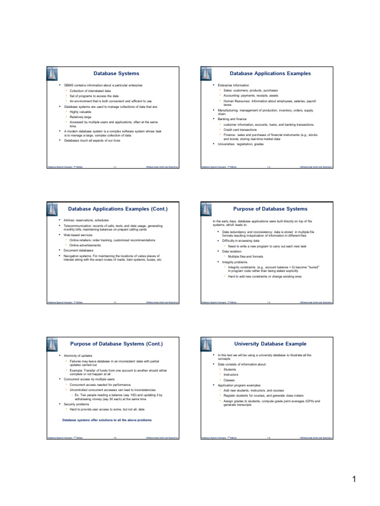 Introduction To Database Systems | PDF | Databases | Sql