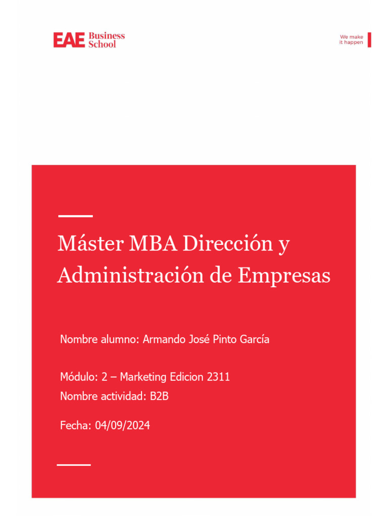 ArmandoPinto M2A2 B2B | PDF | Publicidad digital | Marketing