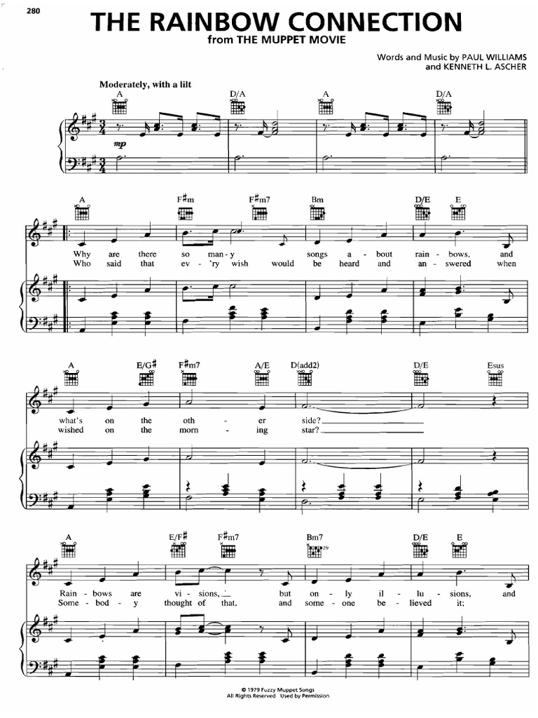 The Rainbow Connection Lyrics | PDF