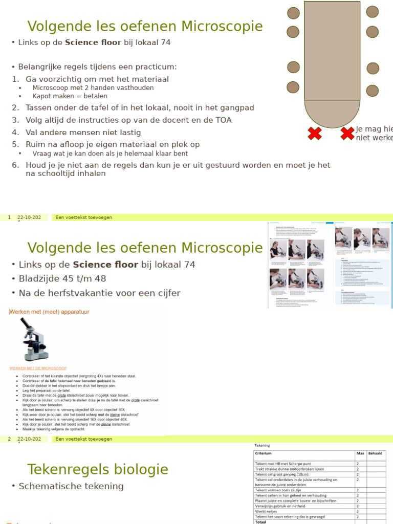 Volgende Les Oefenen Microscopie: Science Floor | PDF