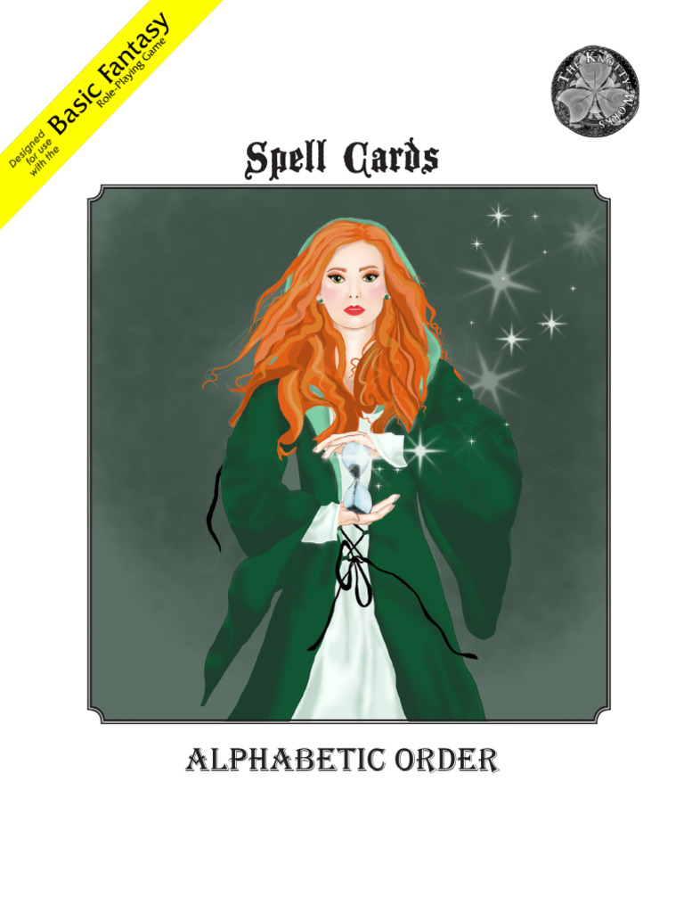 Spell Cards v3 | PDF | Hail