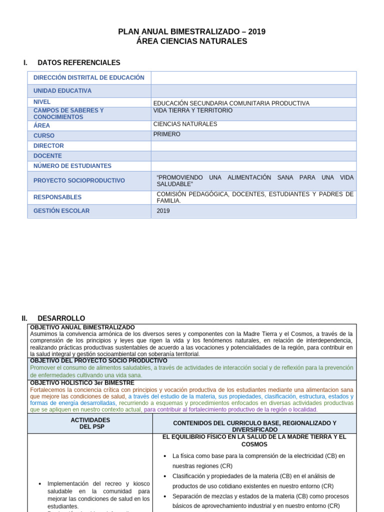 1 Cs Nat PAB 3 | PDF | Química | Importar