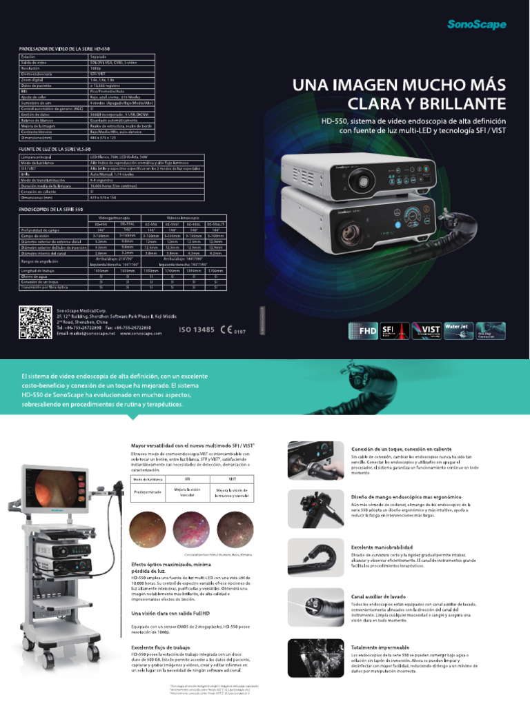 Brochure Endoscopy - HD-550-2LED | PDF