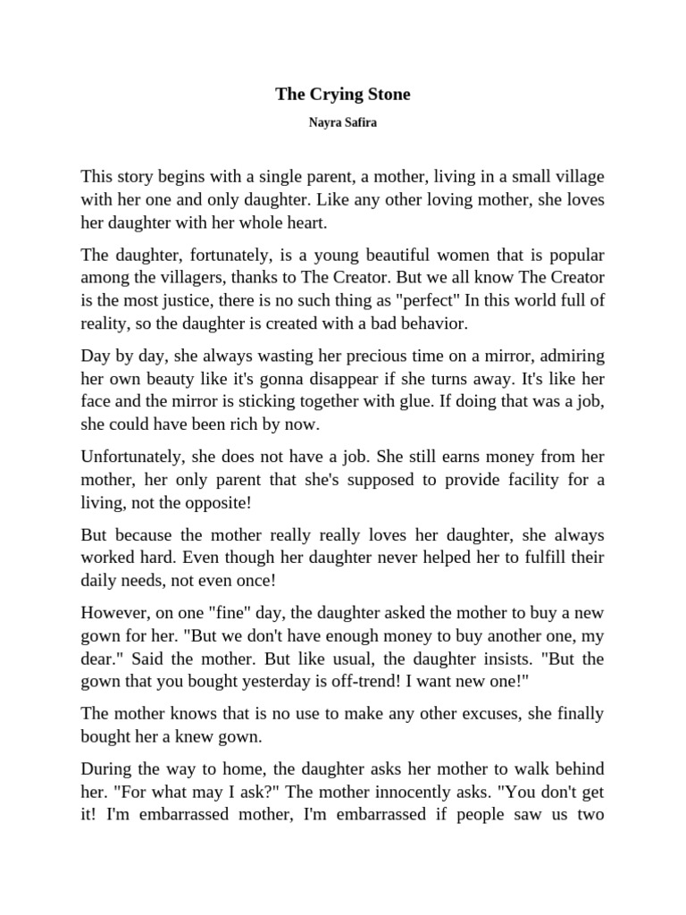 The Crying Stone | PDF