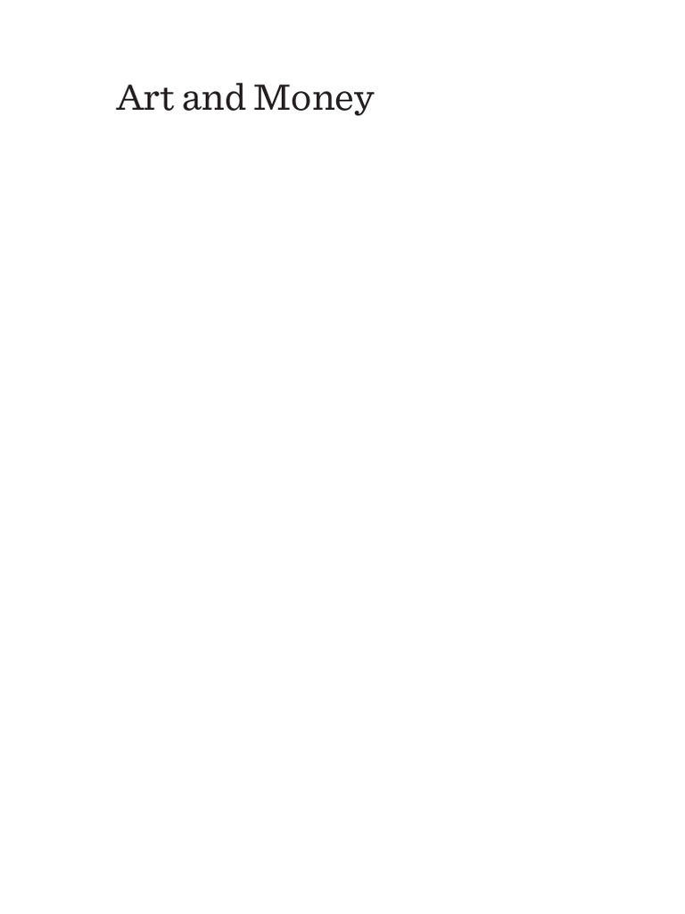 Art and Money - Peter Stupples | PDF