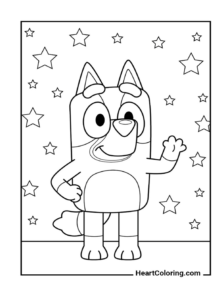 Bluey Coloring Pages | PDF
