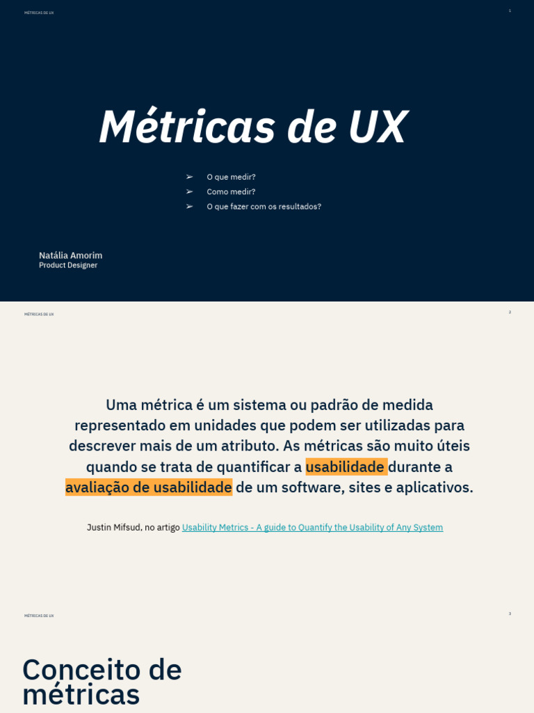 Métricas de Usabilidade | PDF | Usabilidade