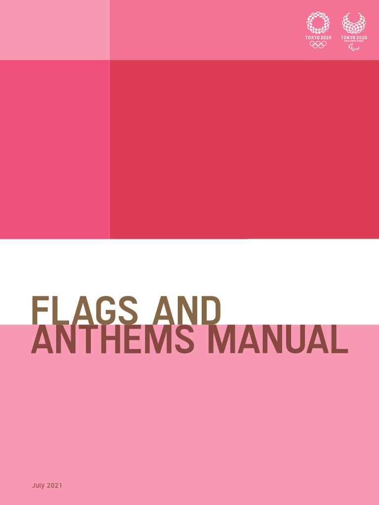 2020 Tokyo - Flags and Anthems Manual | PDF