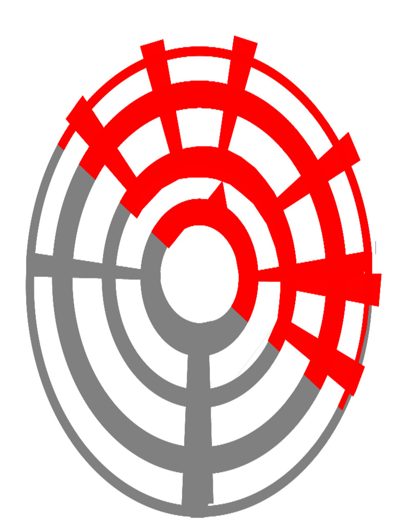 Circle Plan Autocad Half on Full | PDF