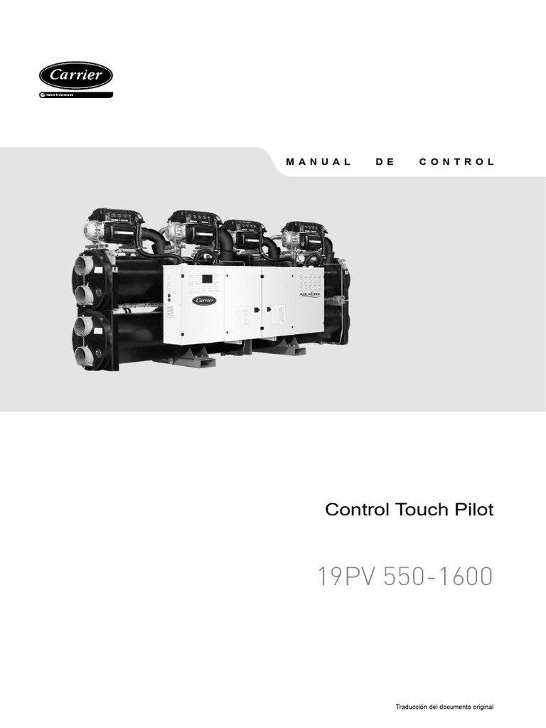 Control touch pilot carrier | PDF | Presión | Cambiar