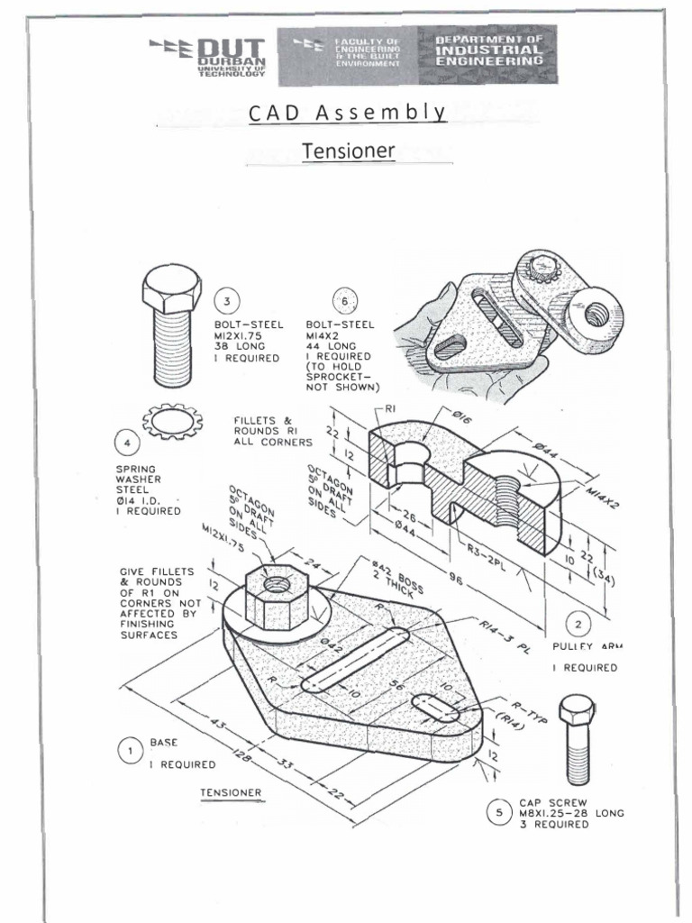 CAD Assembly - Tensioner | PDF