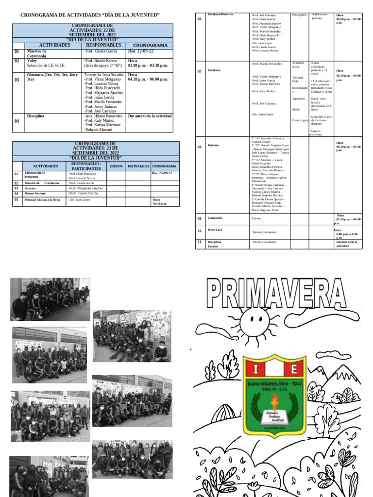 Diptico Primavera | PDF
