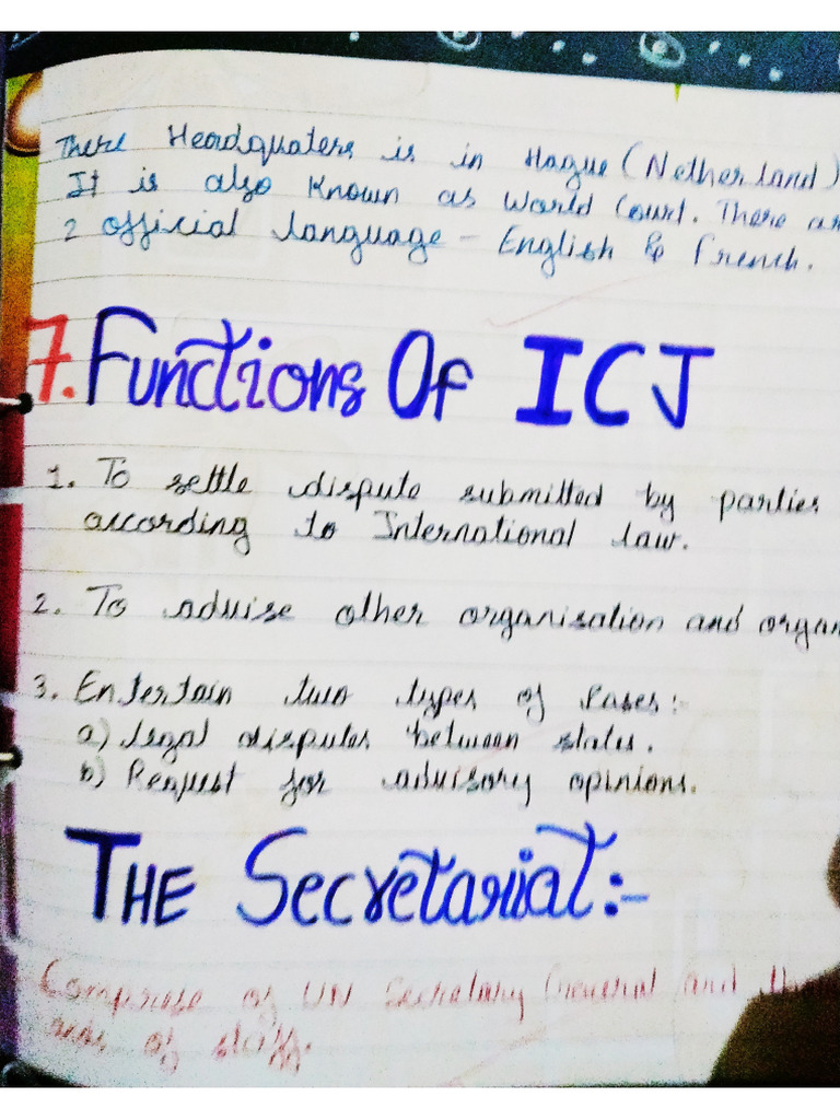 Function of Icj | PDF