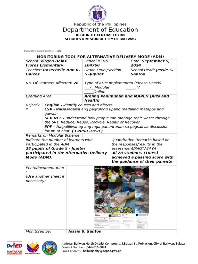 Monitoring Tool For Adm Pdf Learning