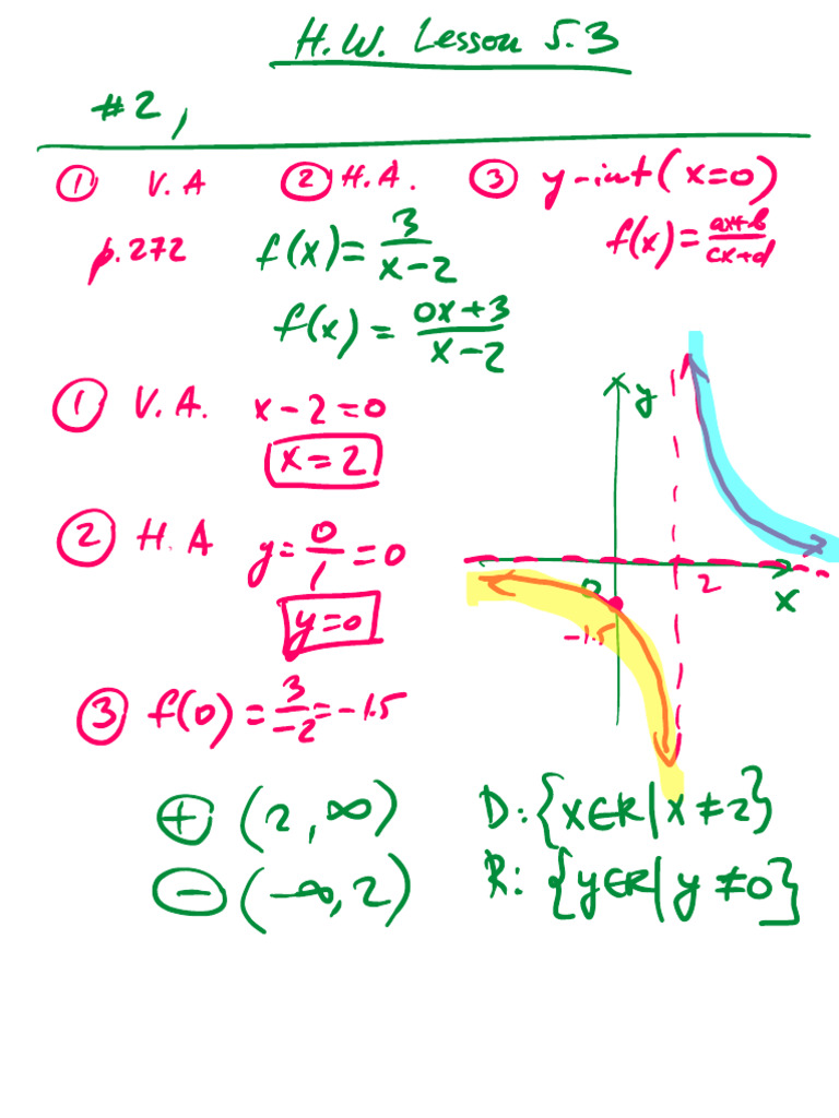 MHF4U1 Lesson 5.4 Per 3 | PDF