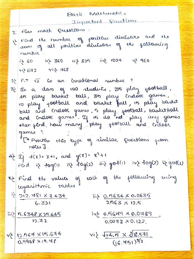 Basic Maths Passing Package | PDF