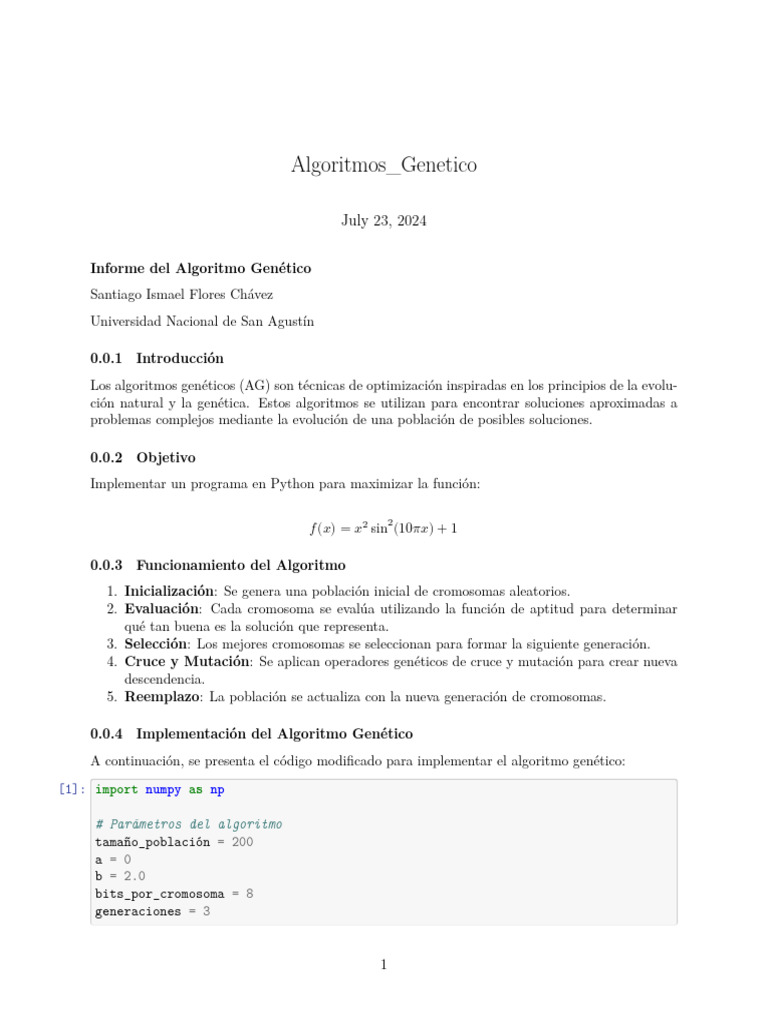 Algoritmos_Genetico | PDF | Algoritmo genético | Lógica matemática