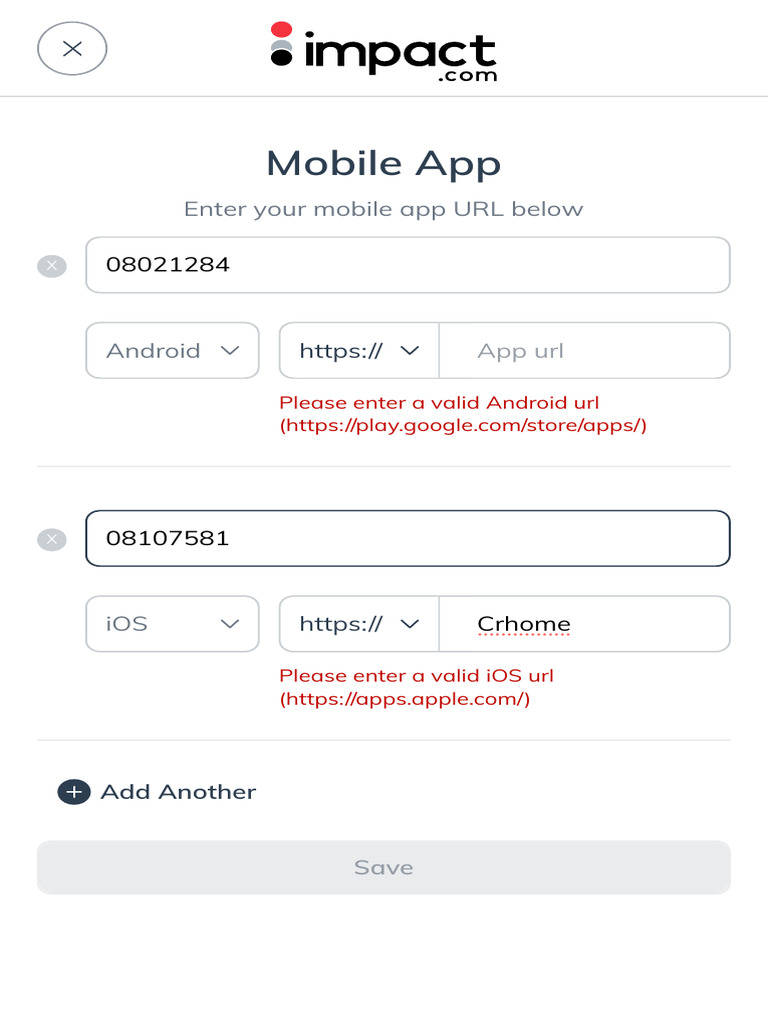 impact.com - Mobile App | PDF