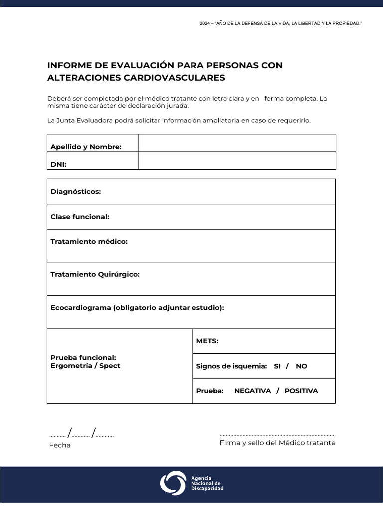 Planilla para Evaluar Condicion de Salud Enfermedad Cardiovascular | PDF
