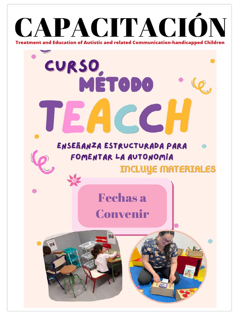 Información General Método TEACCH | PDF