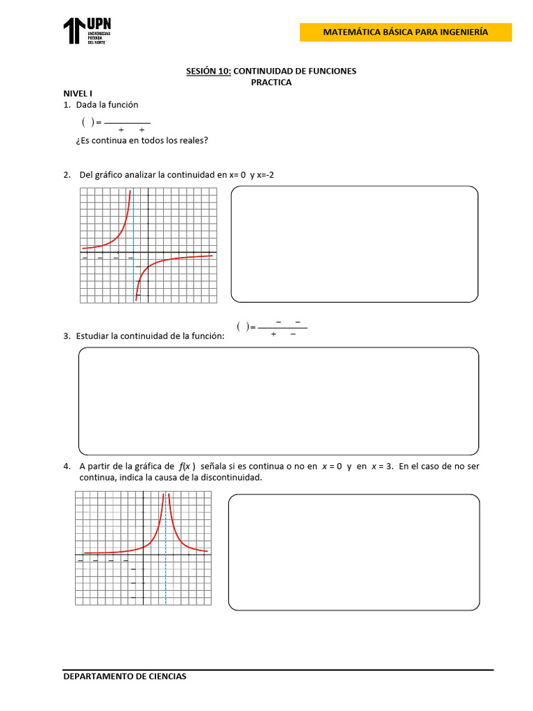 Ug - Matba - Ing - HT - Practica - Sem 10 | PDF | Análisis matemático | Matemáticas