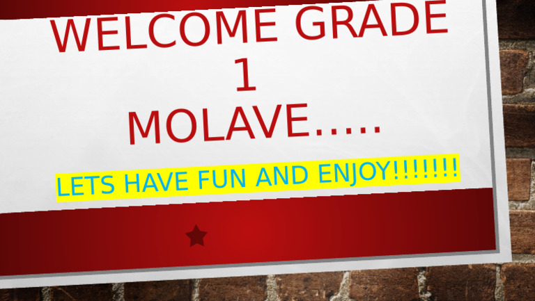 Welcome Grade 1 | PDF