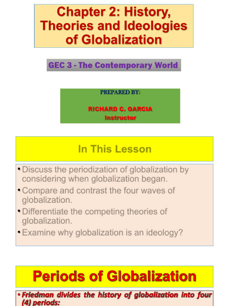 2 Chapter 2 History Theories and Ideologies of Globalization | PDF | World Systems Theory | Silk ...