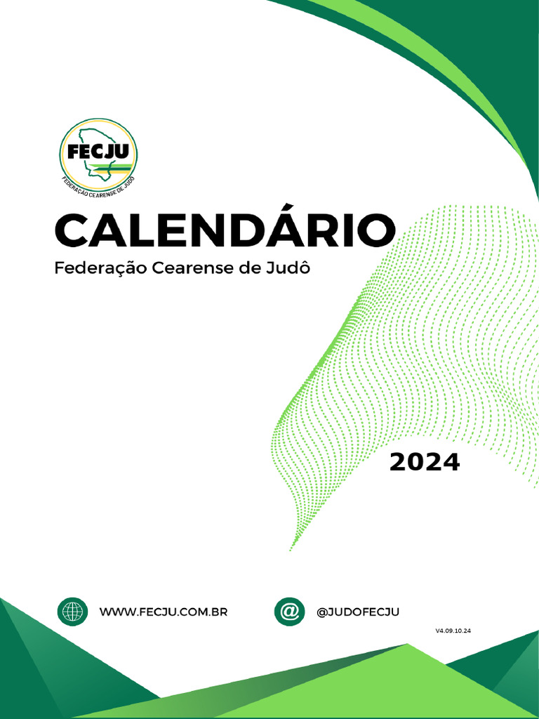FECJU - Calendário 2024 v4.0 | PDF