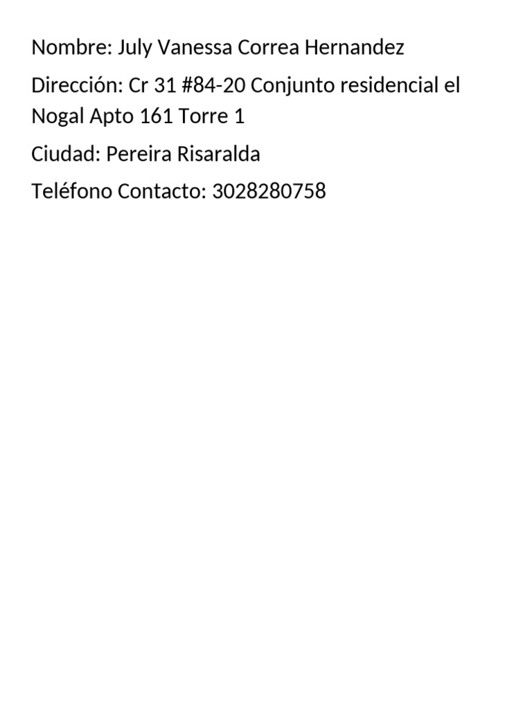 Formato Envios | PDF