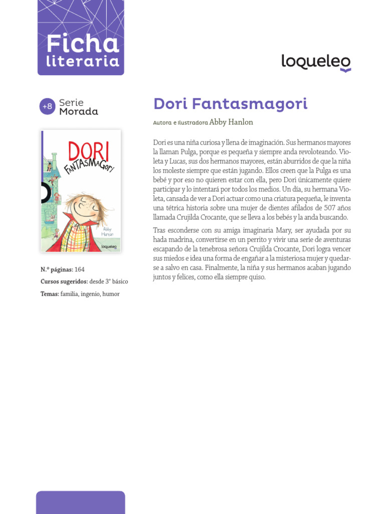 LQL_MOR_DORI_FANTASMAGORI_FICHA_PRES | PDF