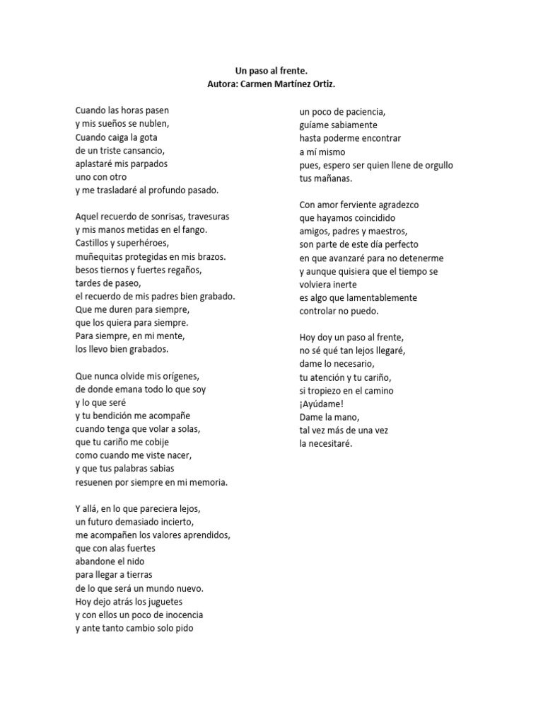 Un Paso Al Frente | PDF
