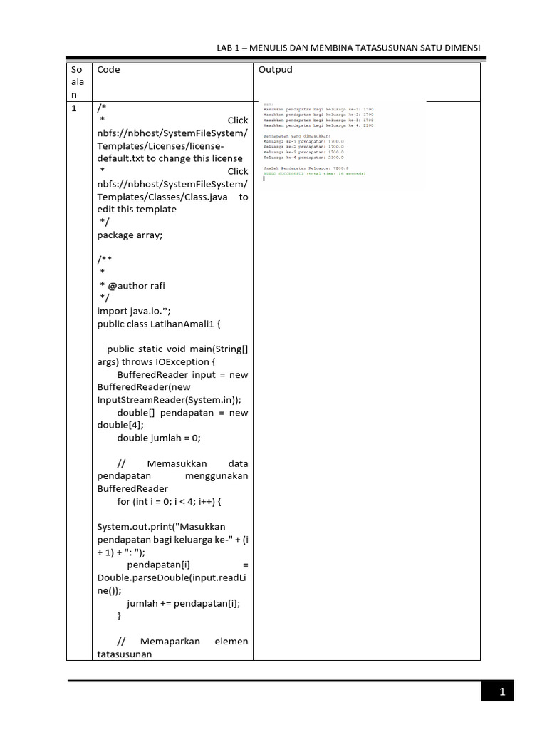 EXERCISE 2 ARRAY RafiRidzuan | PDF | C++ | Computer Programming