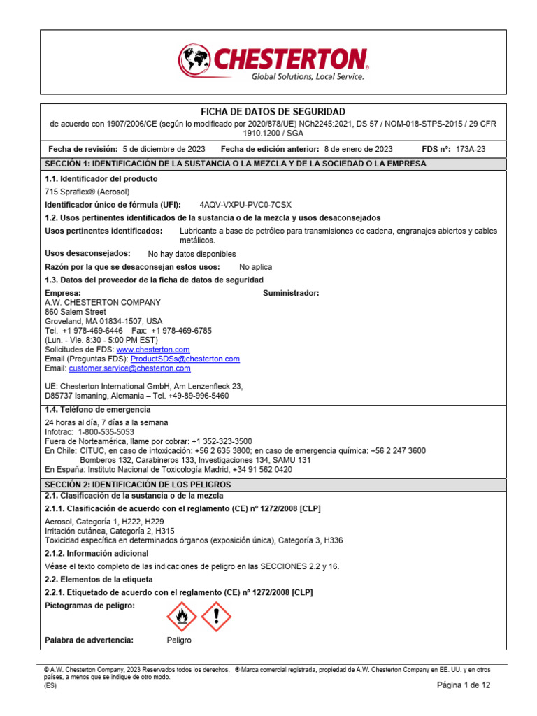 Chesterton 715 | PDF | Agua | Destilación