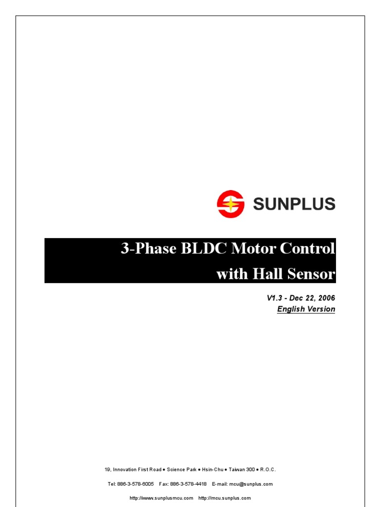 3-Phase BLDC Motor Control With PWM Modes | PDF | Power Inverter ...