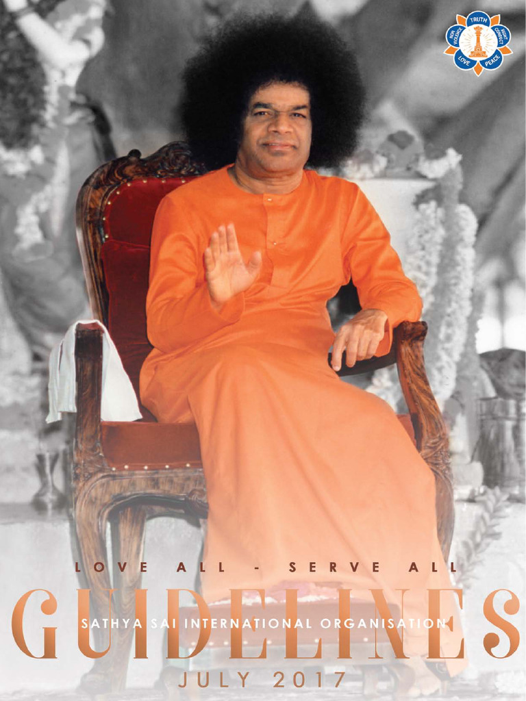 Ssio Guidelines | PDF | Sathya Sai Baba