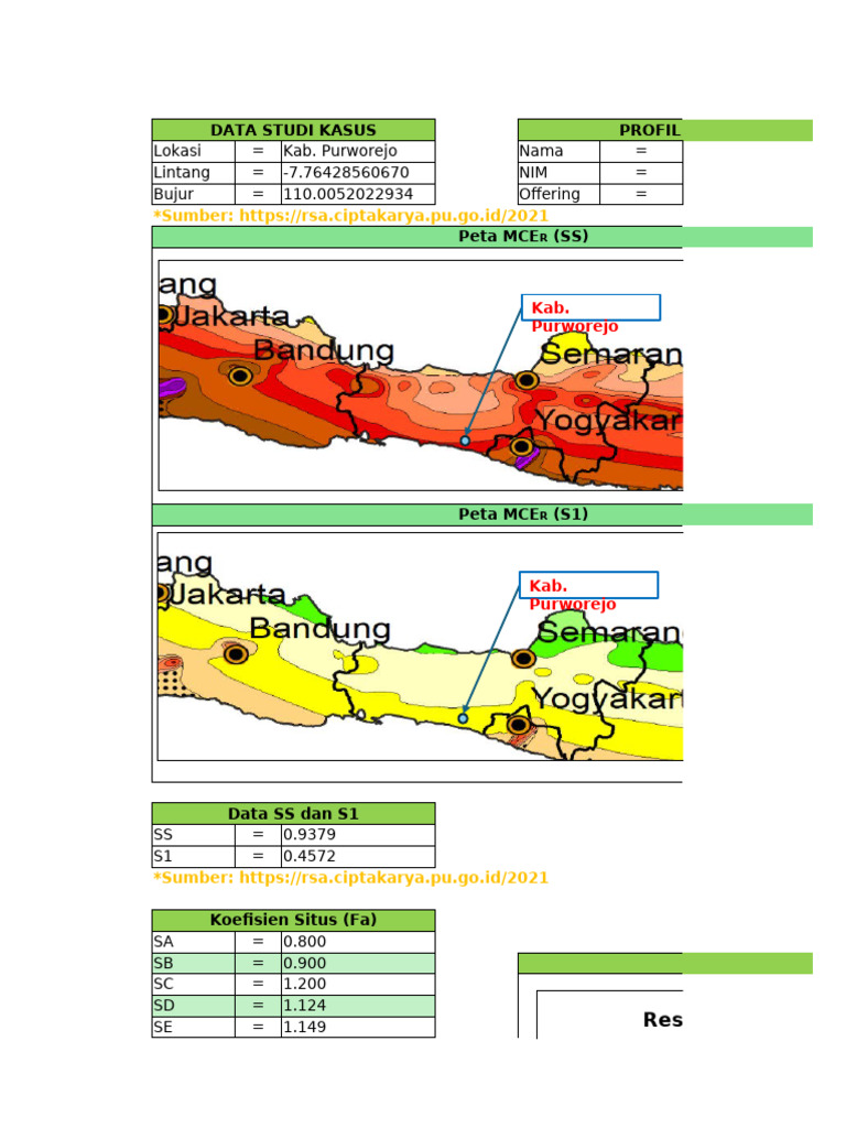 Tugas Rekayasa Gempa Galih | PDF