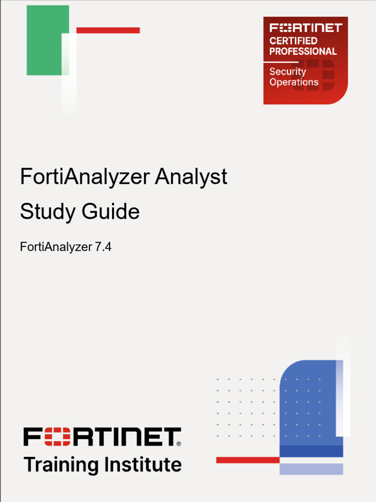 FCP Sec Ops - FortiAnalyzer Analyst 7.4 - Study Guide | PDF | Data Management | Computing