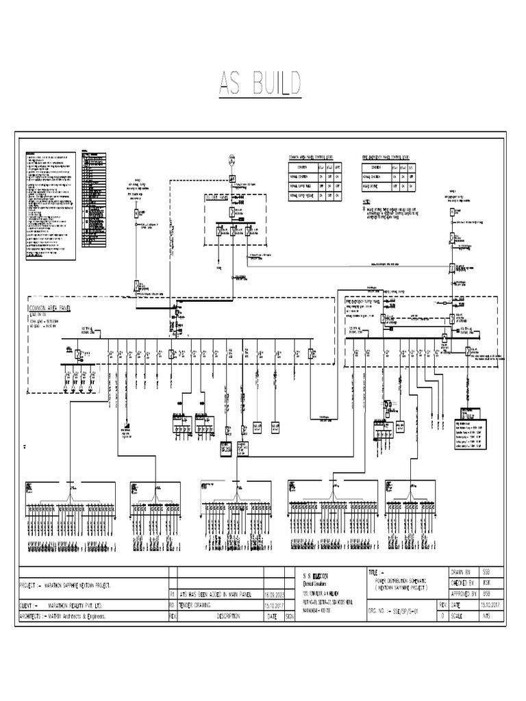 Sapphire Power Distribution Schematic Revised Drawing-Model | PDF