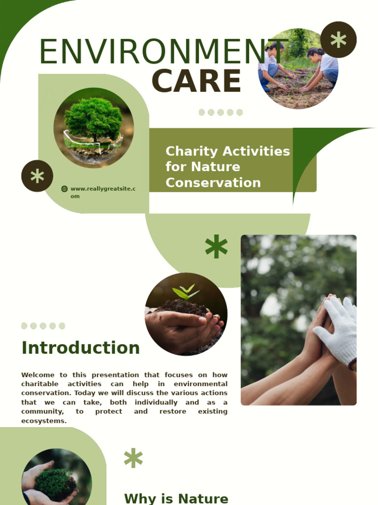 Charity for Nature Conservation Efforts | PDF | Conservation Biology ...