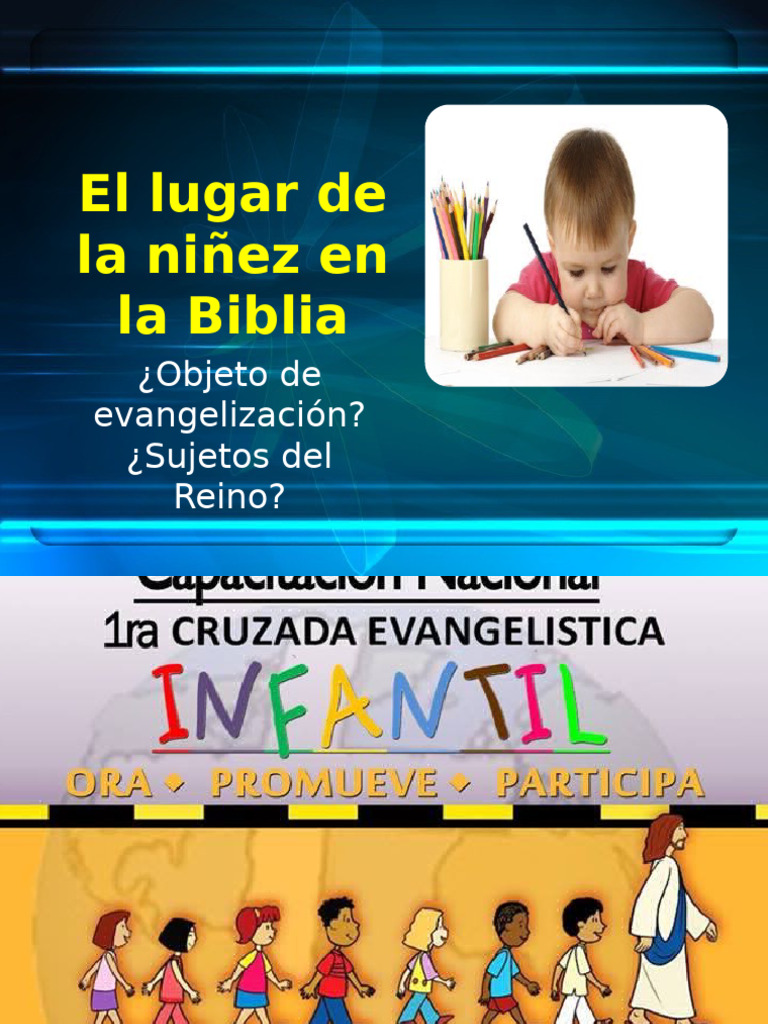 El Lugar de La Niñez en La Biblia, Mérida 2016 | PDF | Disciplinas | Biblia