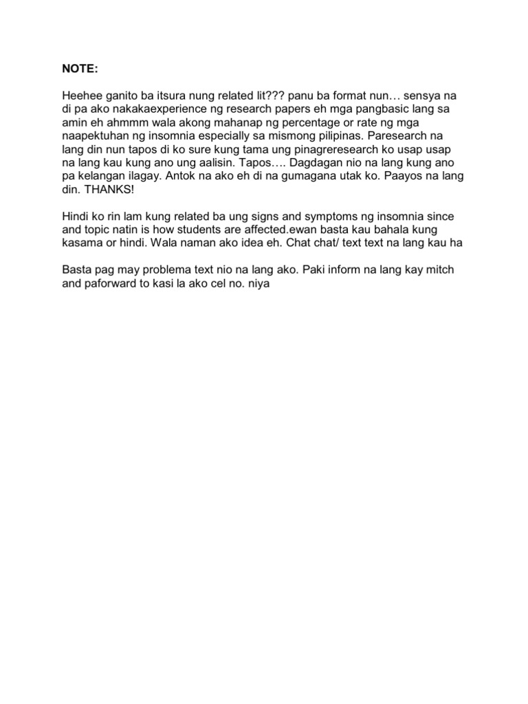 Research Paper Eng | PDF | Insomnia | Sleep Disorder