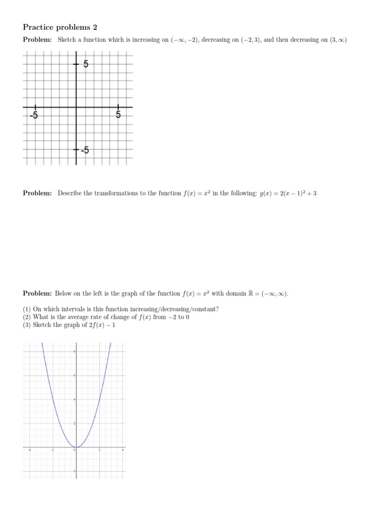 Practice Problems 2 | PDF