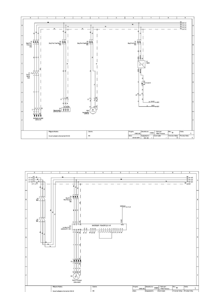 Exercicio Diagrama Eletrico | PDF