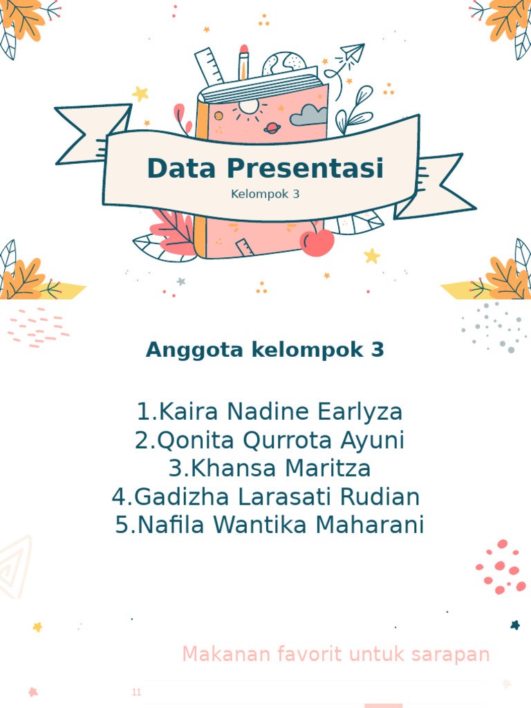 Tugas MTK - Data Presentasi - Kelompok 3 (Remake) . | PDF