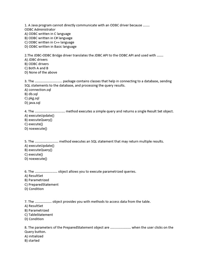 MCQ Ajp Set5 | PDF | Information Technology Management | Computing