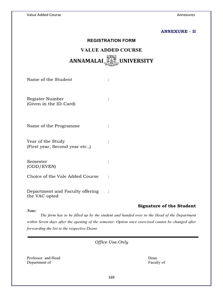 000 VAC-Registration Form | PDF