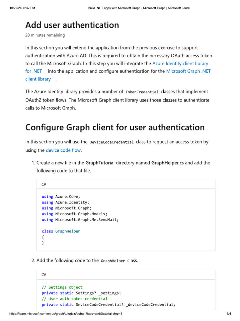 Add User Authentication | PDF