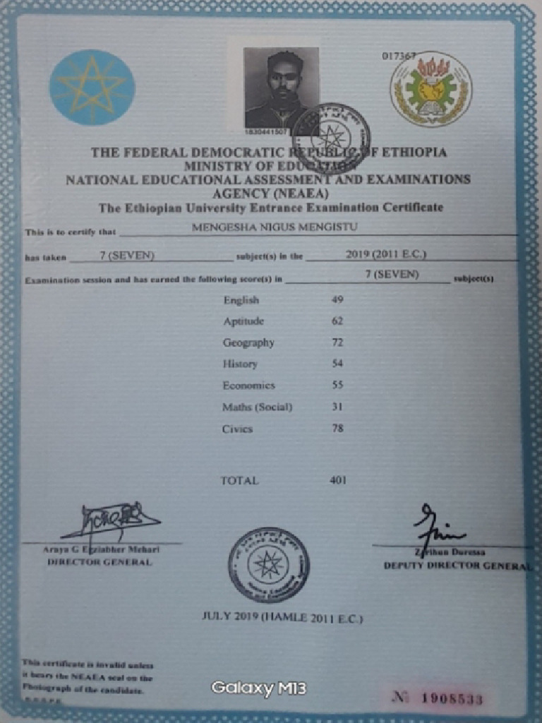 Transcript Grade 12 10 | PDF