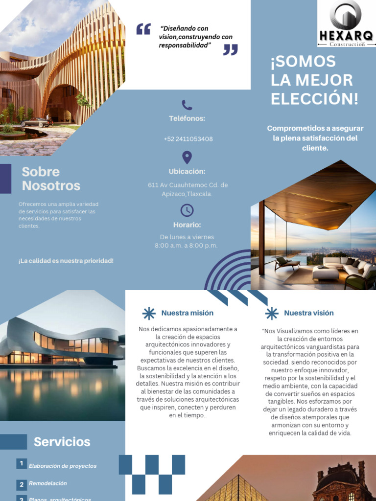 FOLLETO de Empresa Constructora | PDF