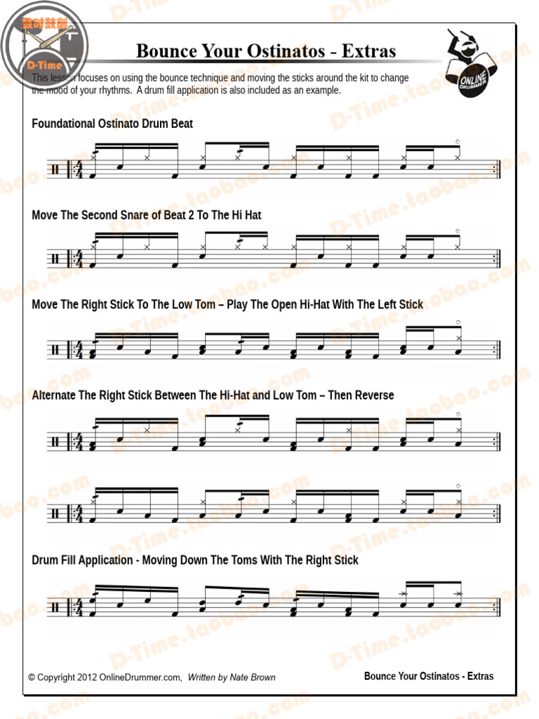 Bounce Your Ostinatos Extras | PDF | Elements Of Music | Musical ...